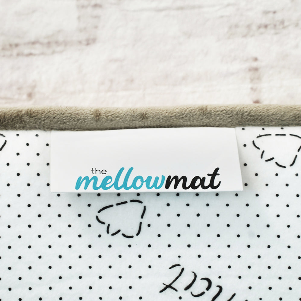 The Mellow Mat® Designer Print | Beige (Soft Touch Sensory Tatami Rug ...