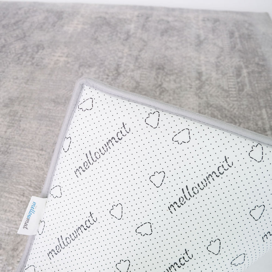 The Mellow Mat® Designer Print | Light Grey (Soft Touch Sensory Tatami ...